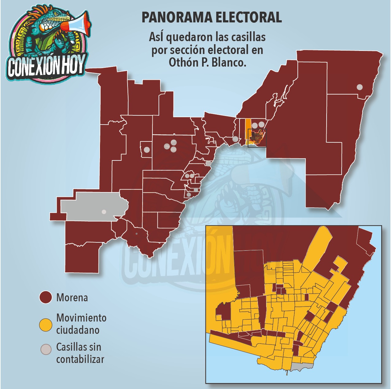 Confirma mapa seccional división en Othón P. Blanco - Conexión Hoy